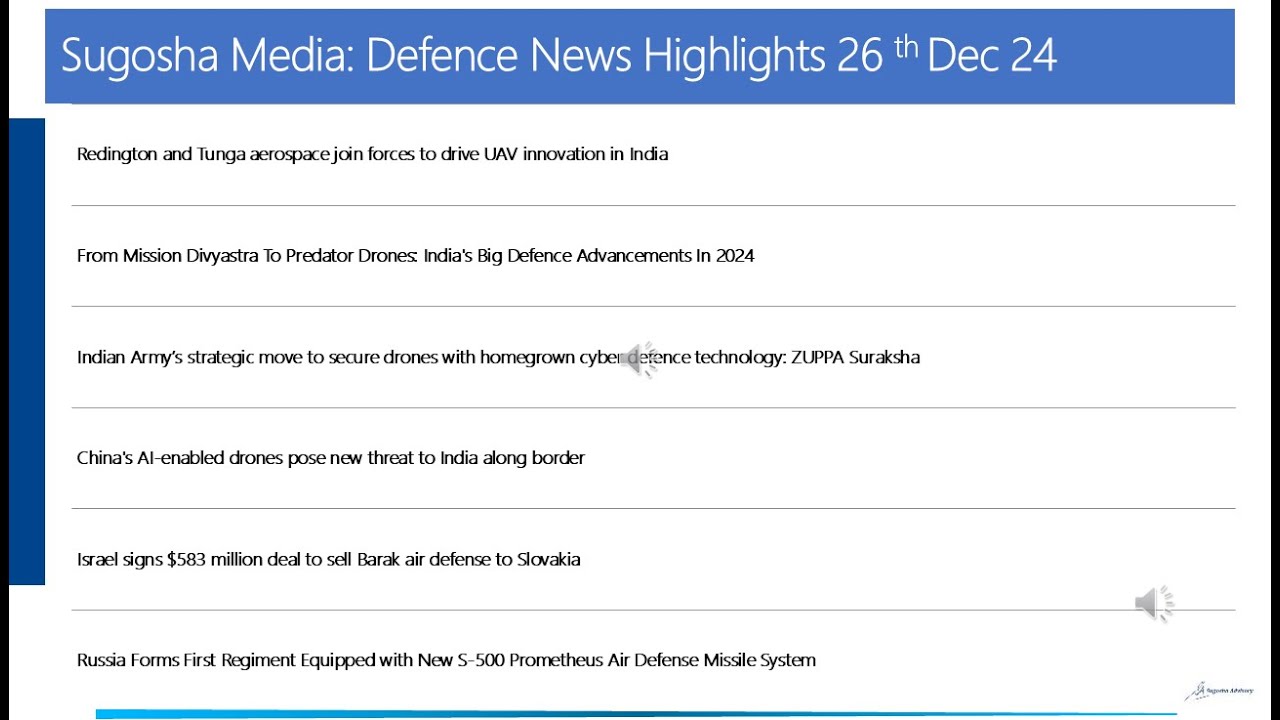 Sugosha Defence News:Redington and Tunga aerospace join forces to drive ...
