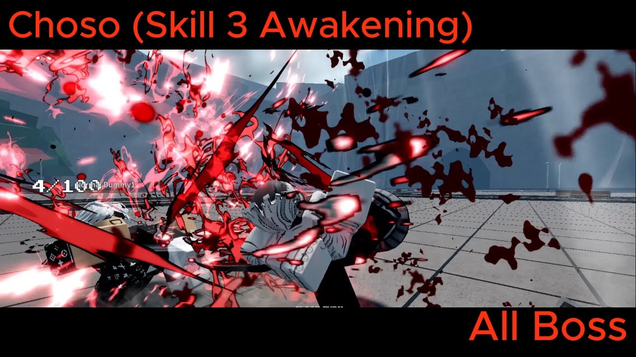 Cursed Arena Choso (Skill 3 Awakening) Vs All Boss - YouTube