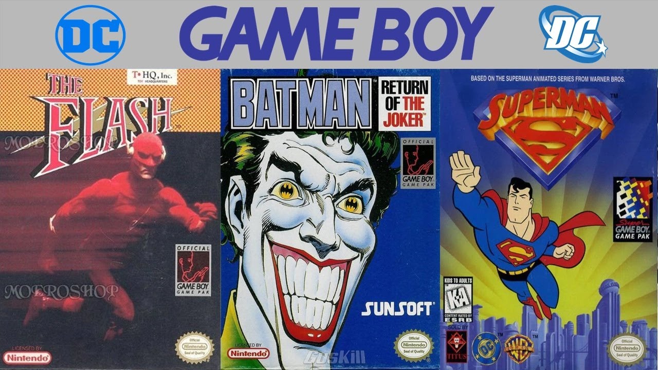 All DC Superheroes Games on Game Boy - YouTube