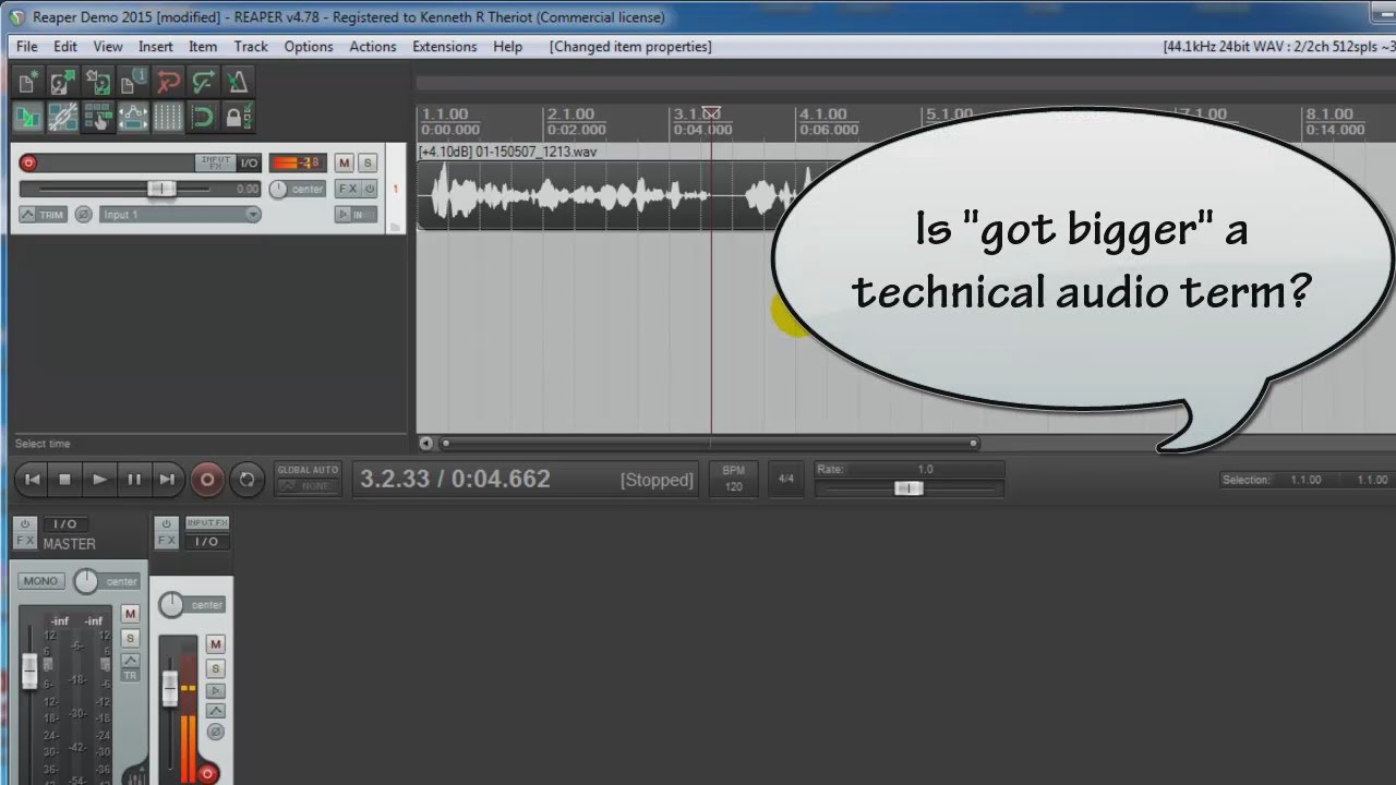 Reaper Audio Recording Demo - Pt 1 - YouTube