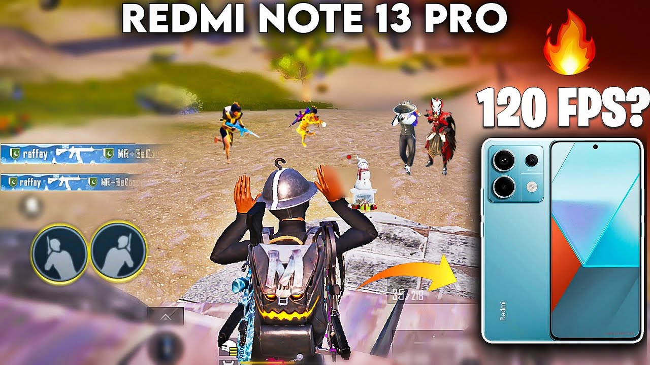 Redmi Note 13 Pro Pubg Test 🥵 | Smooth + 60 FPS ⚡ | Pubg Mobile ...