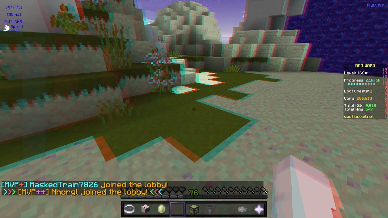 how to fix color blind and 3d on minecraft - YouTube