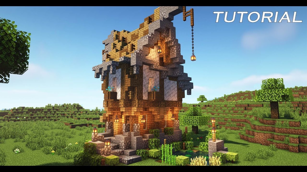 Minecraft | Medium Starter Medieval House *Tutorial* - YouTube