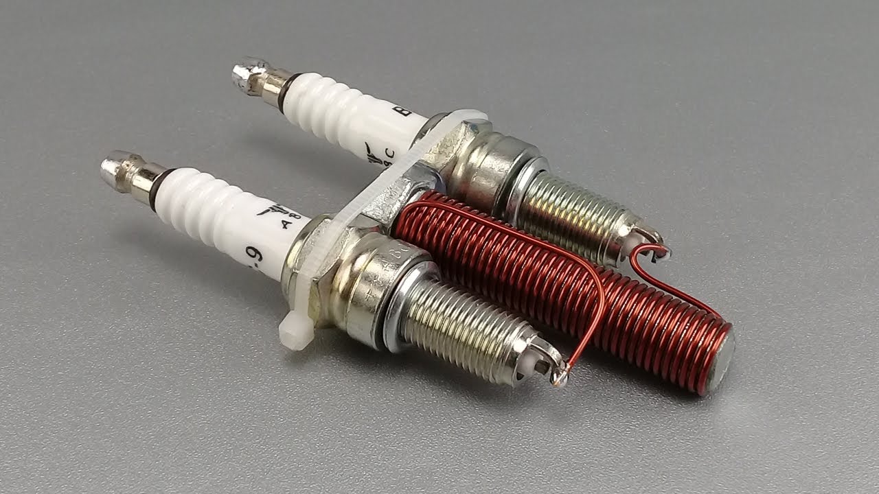 Wow amazing free energy generator with copper wire use spark plug - YouTube
