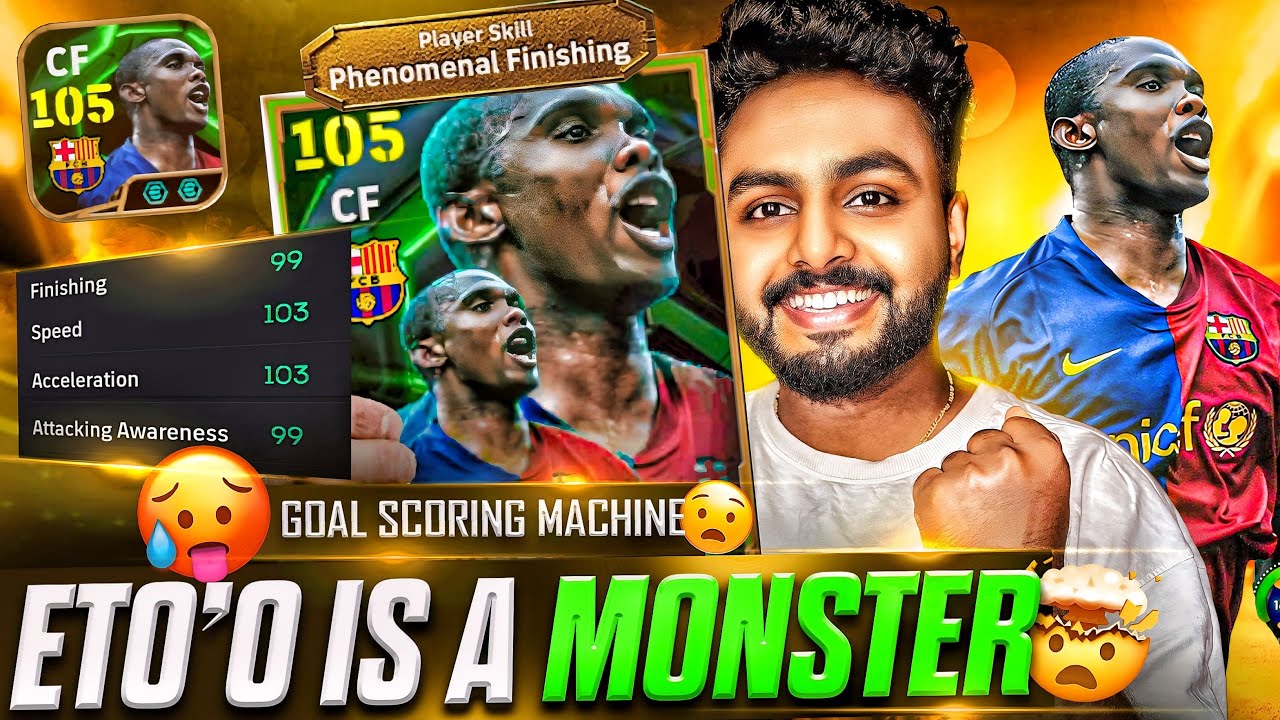 BOOSTER ETO’O IS THE BEST STRIKER IN GAME🔥 | PHENOMENAL FINISHING SKILL ...