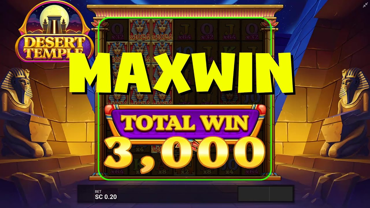DESERT TEMPLE ☥🪲 | MAX WIN | 2024-10-27 | .20 SC | 15000x | SPIN BONUS ...
