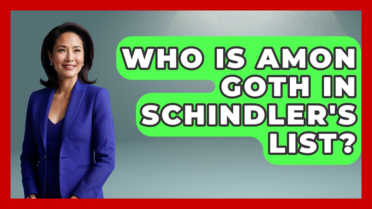 Who Is Amon Goth In Schindler's List? - Famous Movies Club - YouTube