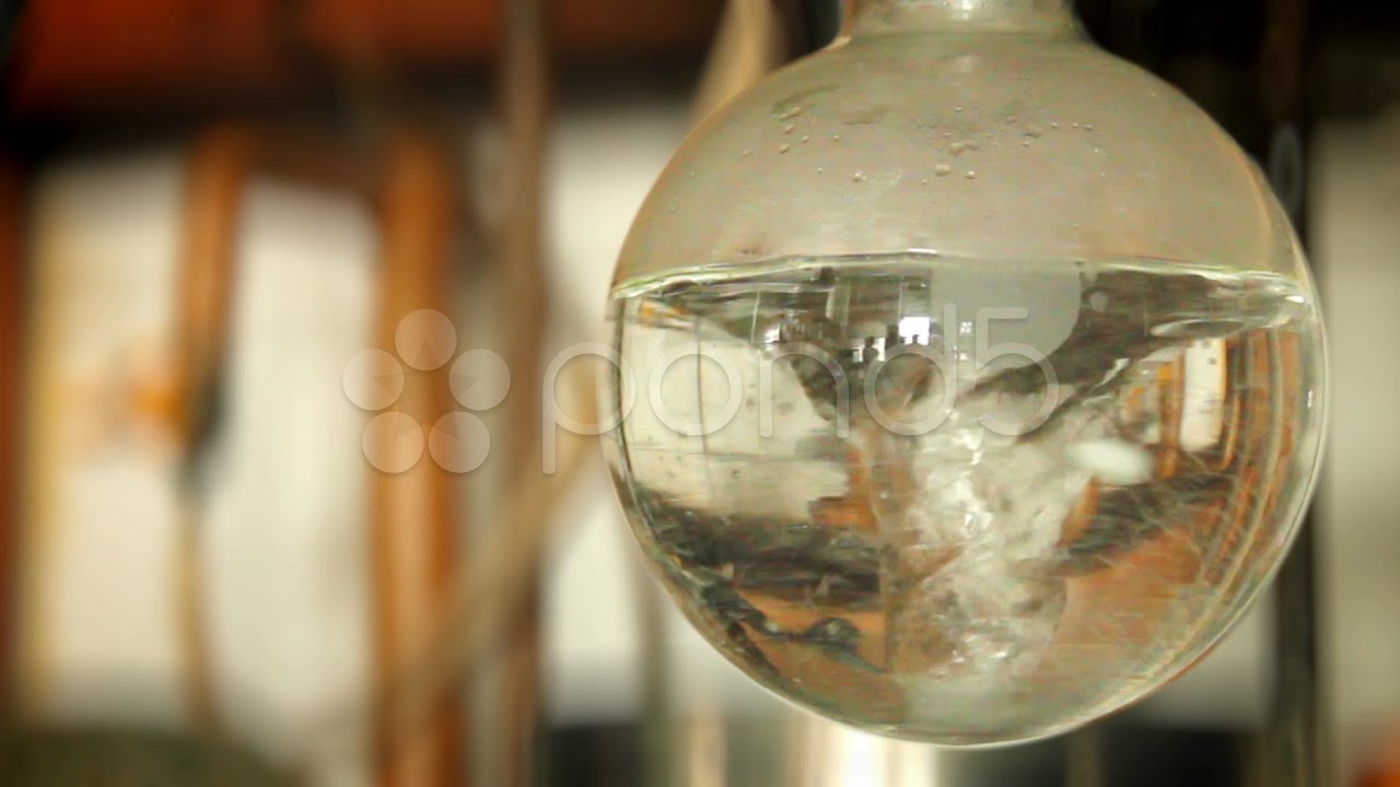 Swirling Water In A Laboratory Vessel. Stock Footage - YouTube
