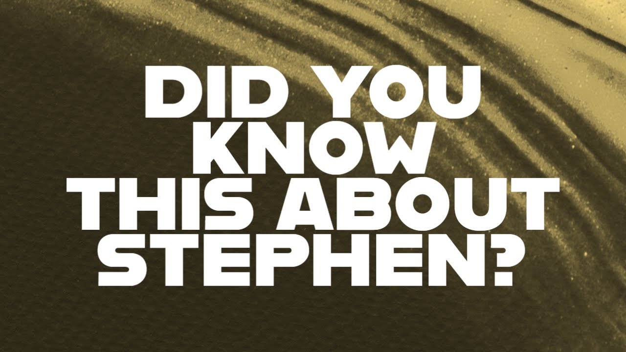 What Can We Learn From The Disciple Stephen? - YouTube