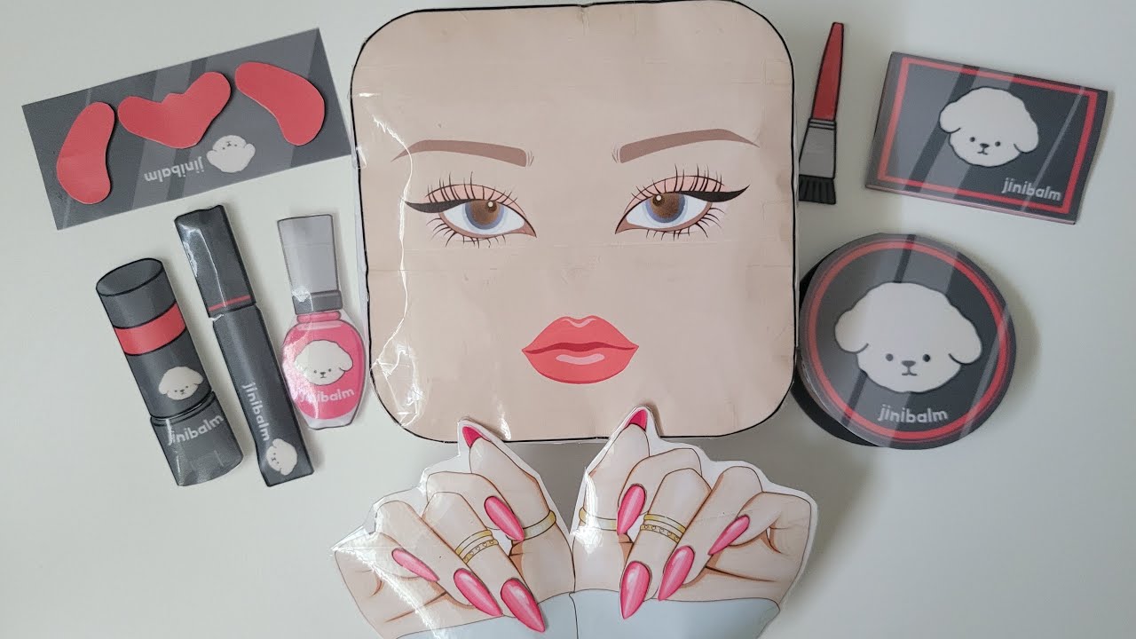 Roblox Paper Play Skincare • Makeup • Nails 💖SquishyㅣSatisfyingㅣasmr ...
