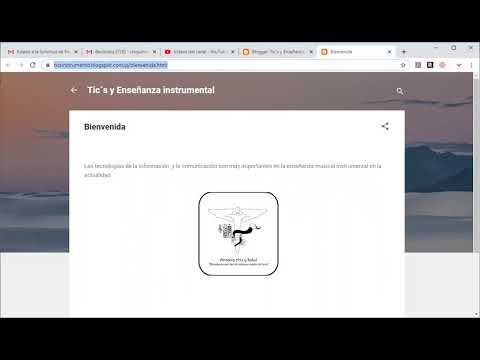 La creación de un blog - YouTube