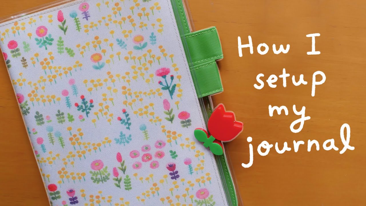 How I Setup My Hobonichi Techo 2024 Day Free Journal 🌷| Rainbowholic ...