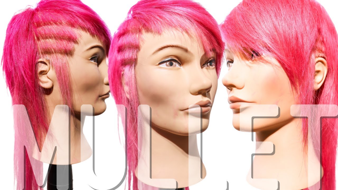 Short woman’s Mullet Hair Tutorial - YouTube