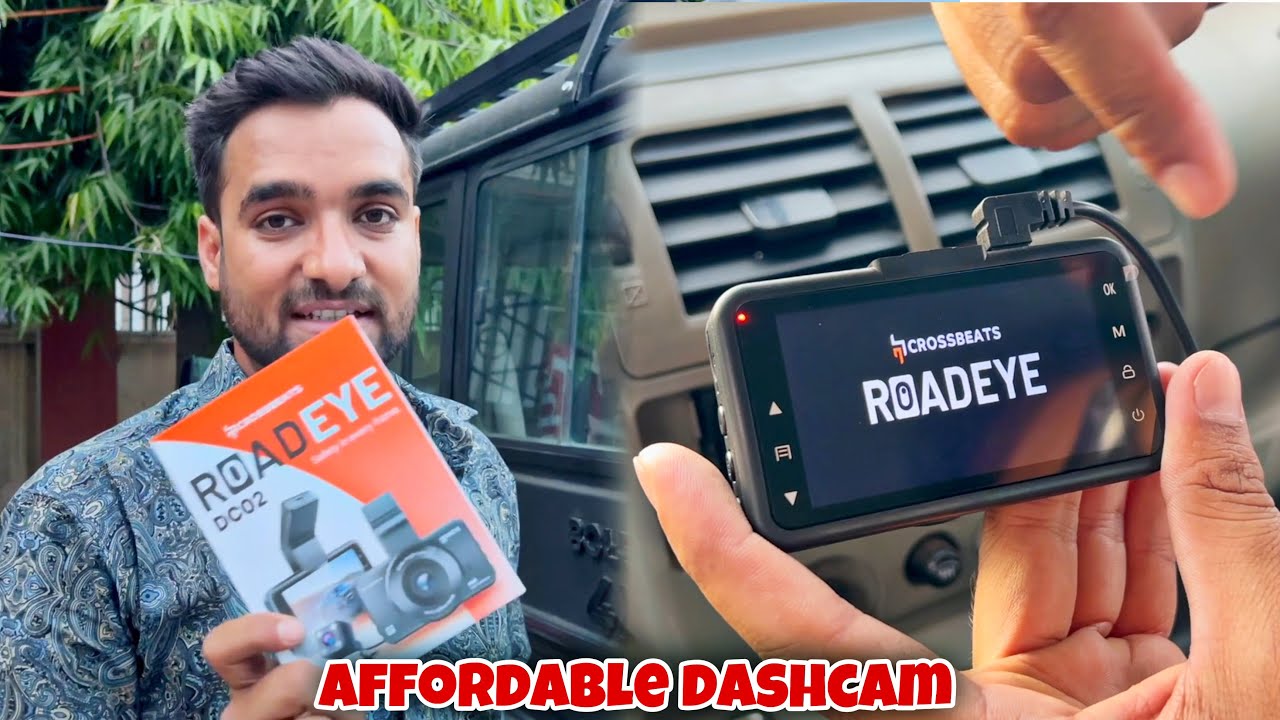 Most feature loaded and affordable dashcam for your car | Crossbeats Roadeye DC02 - YouTube