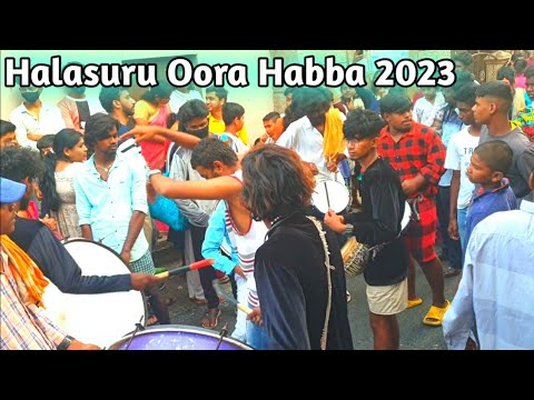 Halasur Oora Habba 2023 | Ulsoor Car Festival | Tamate Dance | Tamate ...