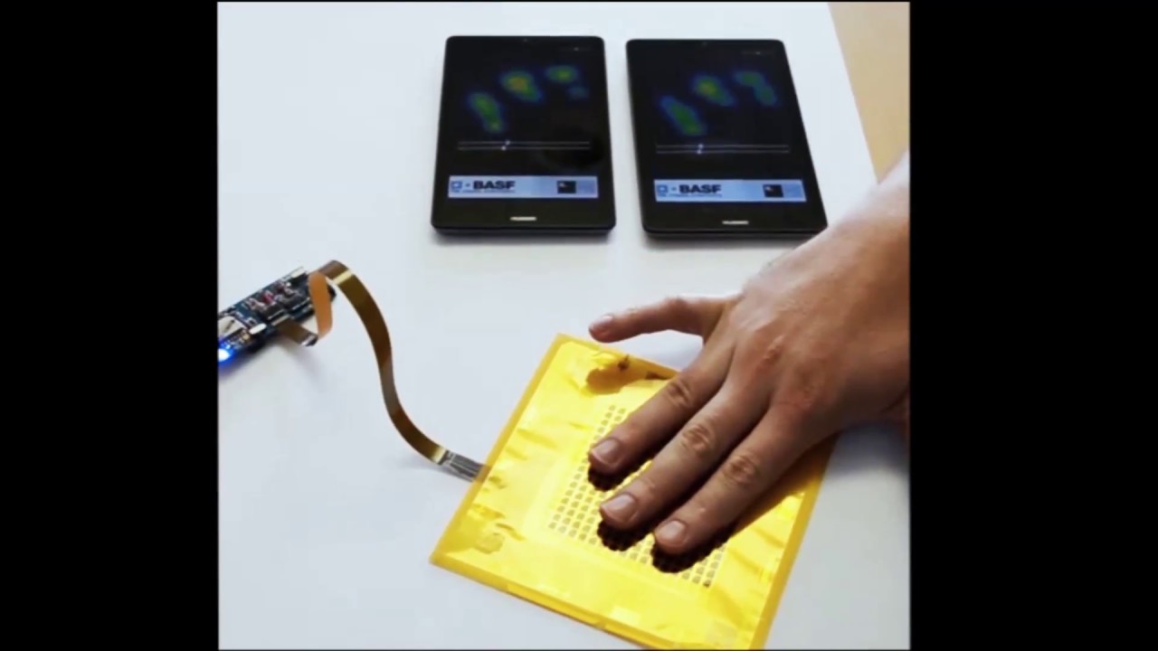 Active Matrix Pressure Sensor - YouTube