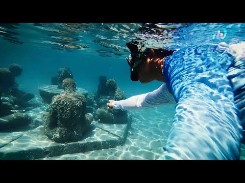 Snorkel in MUSA Nizuc Cancun - YouTube