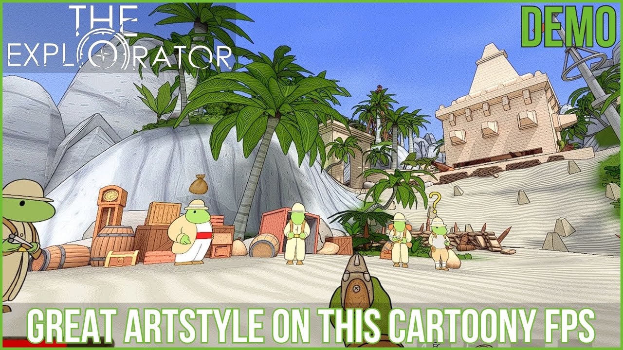 The Explorator Demo | Great Art Style On This Fun Cartoony FPS, But It Needs ALOT Of Work - YouTube