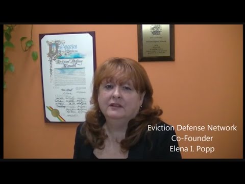 Success Stories from Elena I Popp, co founder Eviction Defense Network ...