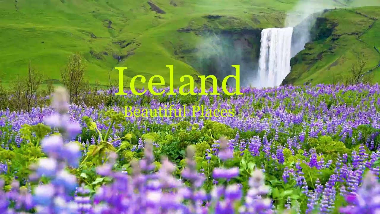 Iceland 4k drone,Iceland beautiful places and amazing facts, Iceland ...