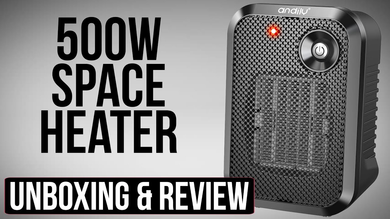 500W Space Heater Unboxing and Review - YouTube