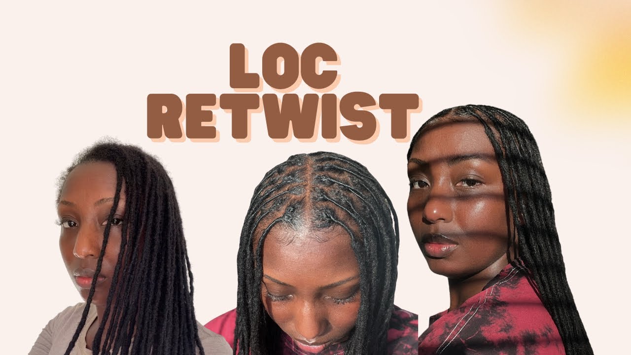 Loc Retwist on low density hair | Fine Locs | Loc Journey | Thin Hair ...