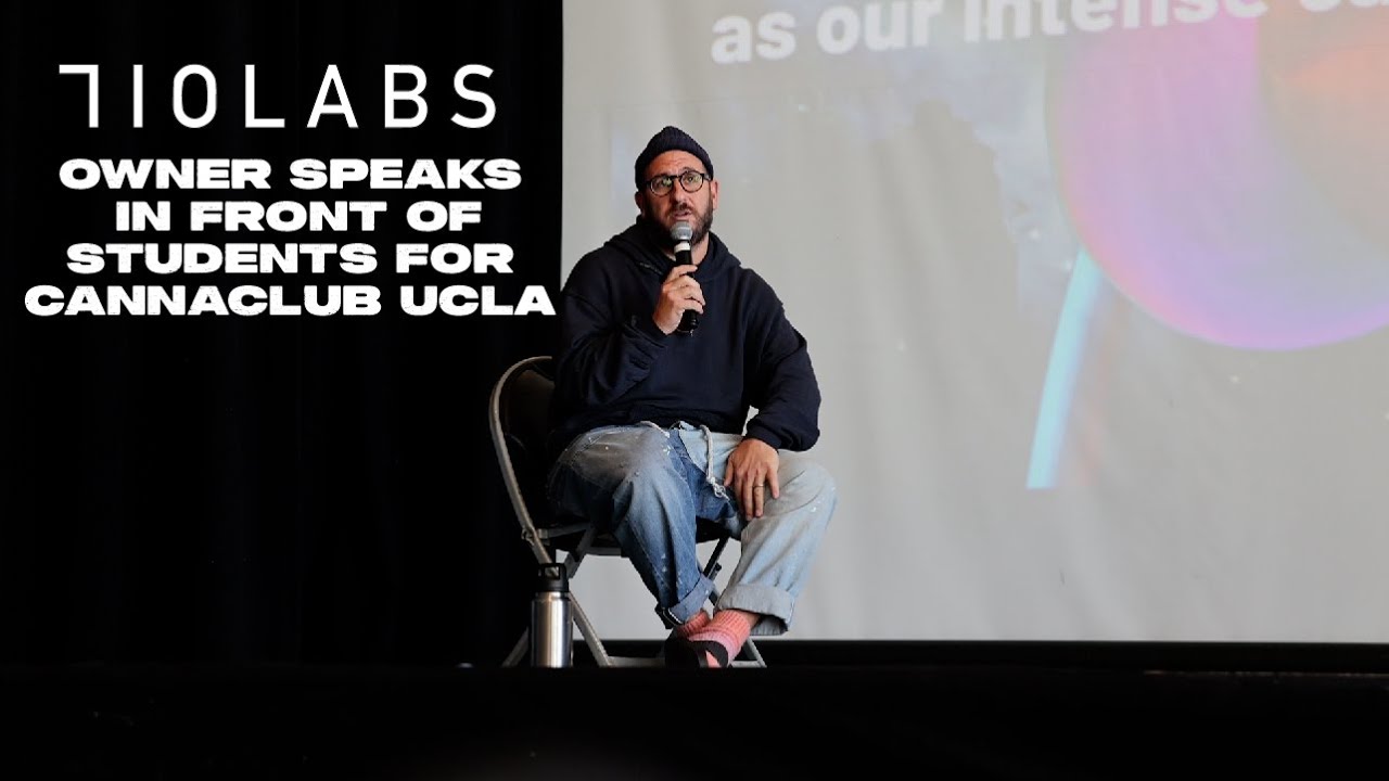 710 Labs founder speaking at Cannaclub UCLA #cannabisindustry #710labs ...