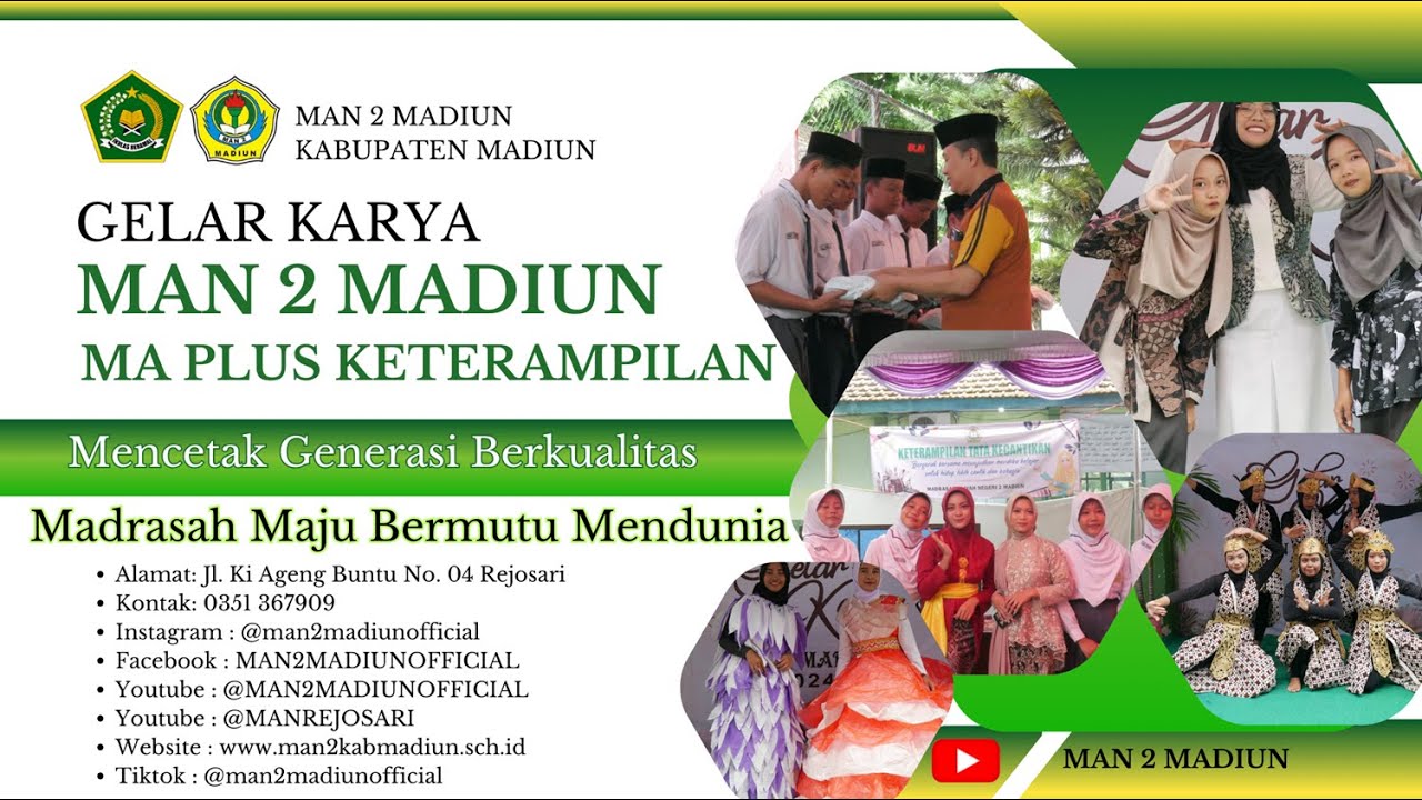Gelar Karya Keterampilan, P5RA, dan Seni Budaya MAN 2 Madiun Kab ...
