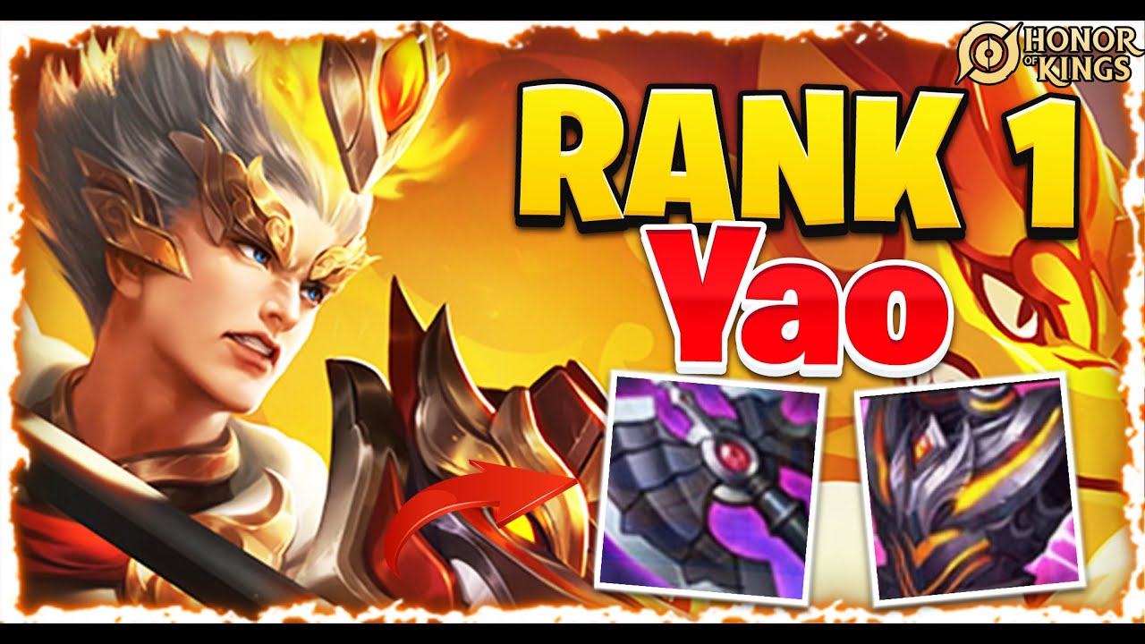 RANK 1 Yao Gameplay #honorofkings #kingofglory #王者荣耀gameplay - YouTube