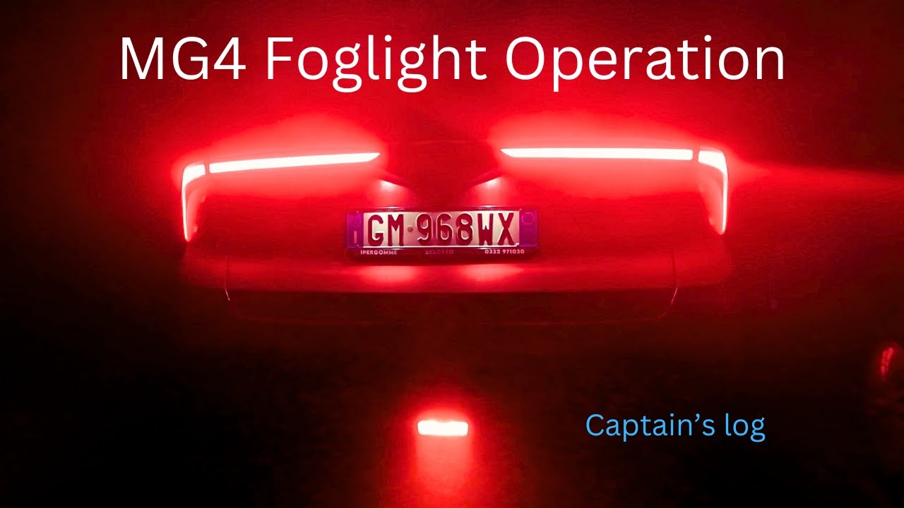 Do you know how to turn on your MG4’s foglight...? - YouTube