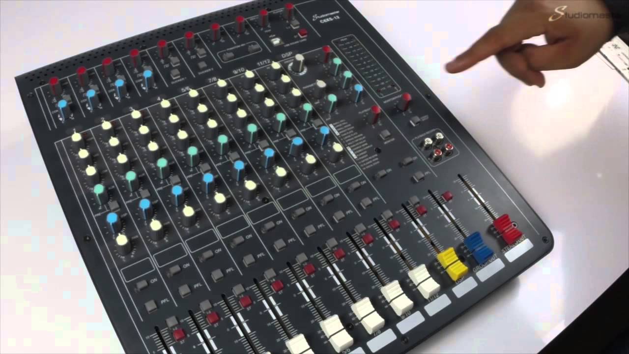 Studiomaster - Mixers Completos C6 Series - YouTube