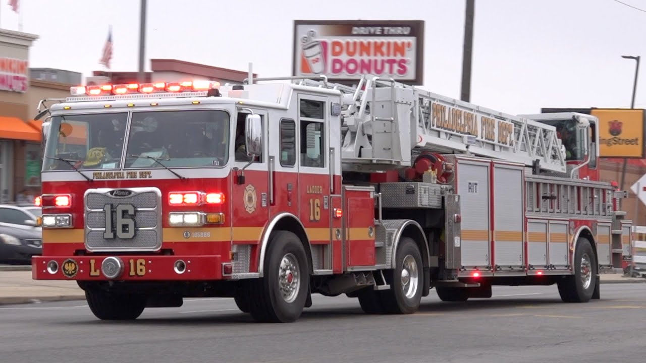 PFD Ladder 16 Responding - YouTube