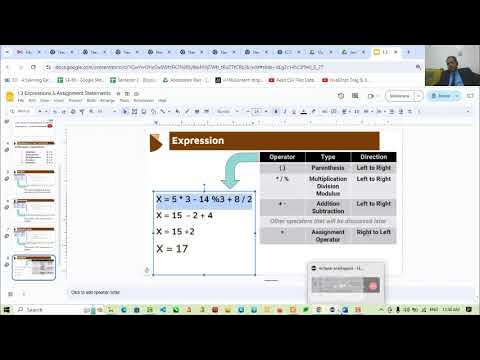 1 3 Expressions & Assignment Statements - YouTube