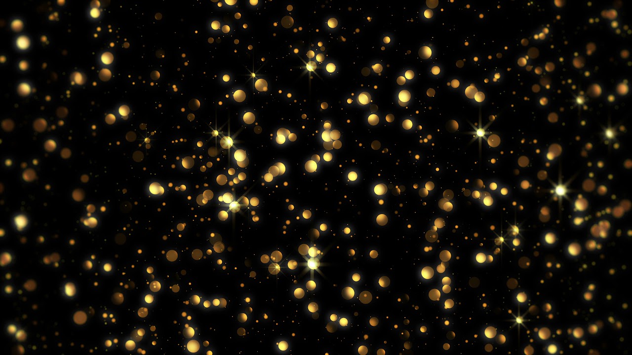 gold particle 4k - YouTube