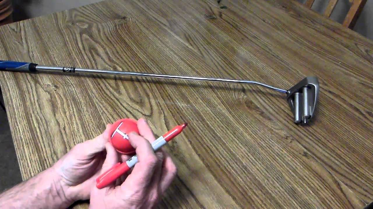 Putting Tip - Draw a line for better Alignment - Rick Timm, PGA - YouTube