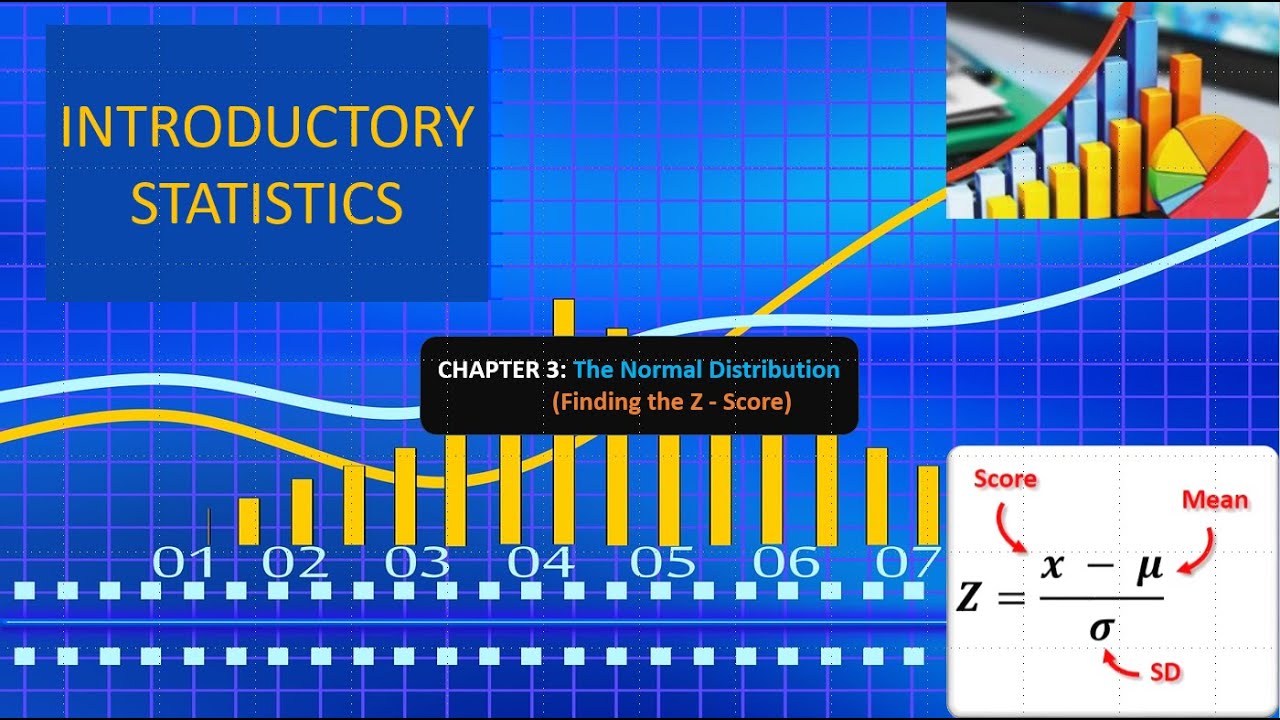 Calculate the Z-scores, Standard normal table (Chapter 3) - YouTube