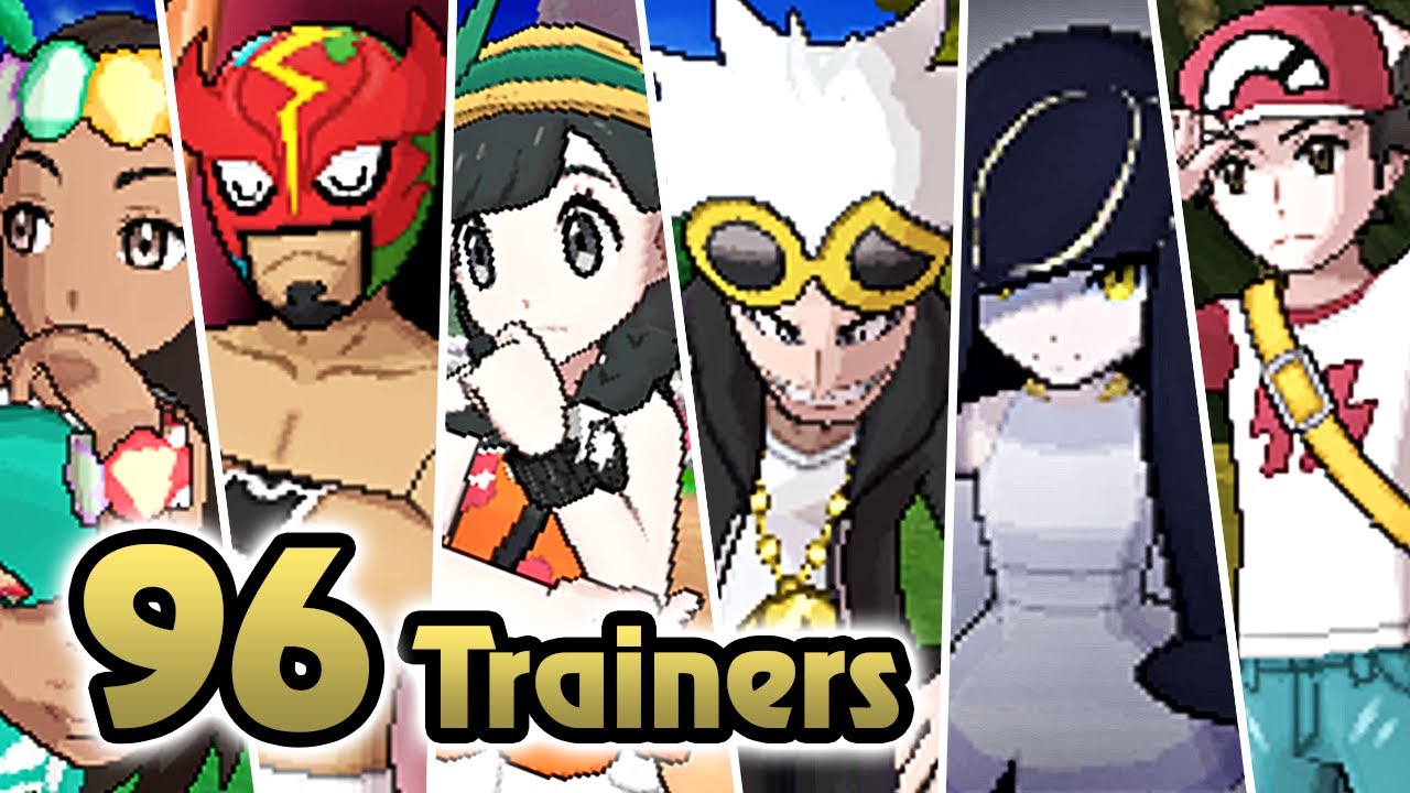 Pokémon Ultra Sun and Ultra Moon - All Trainer Unique Animation (HQ ...