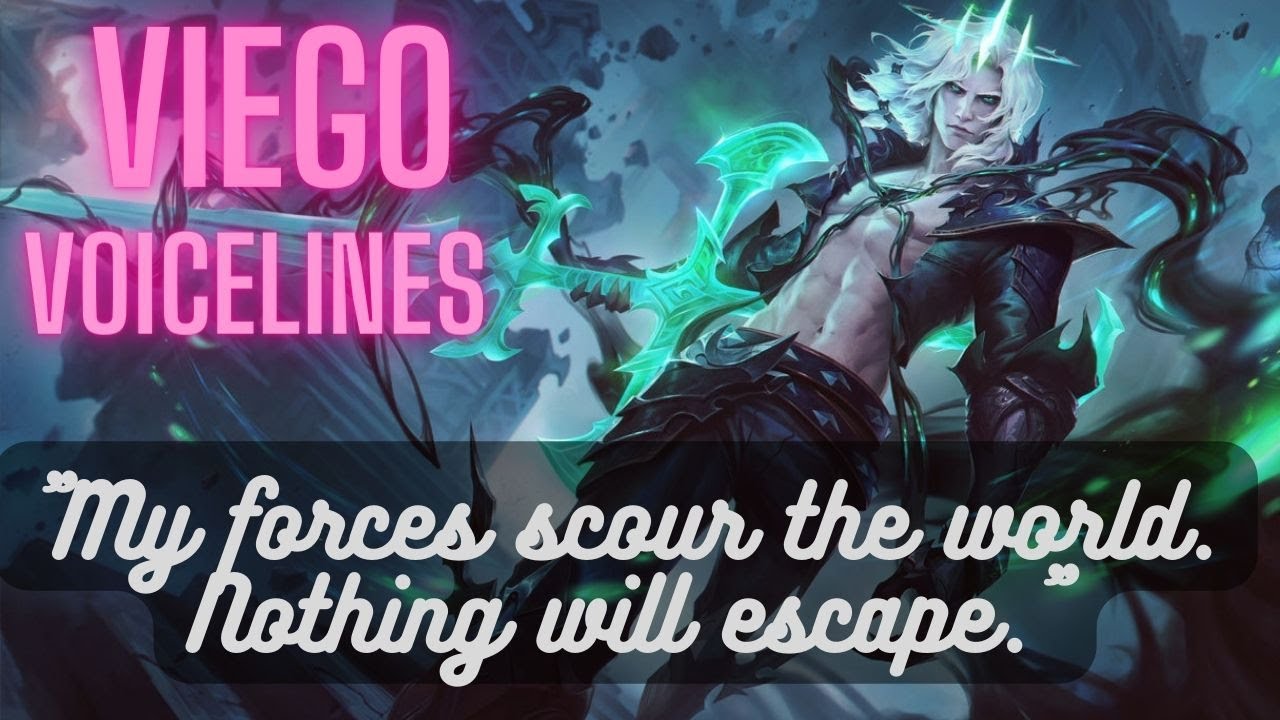 Viego Voice Lines English Subtitled - League of Legends - YouTube