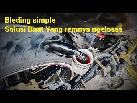 Cara Bleeding Simpel - Solusi buat Minyak rem belakang yang gak mau ...