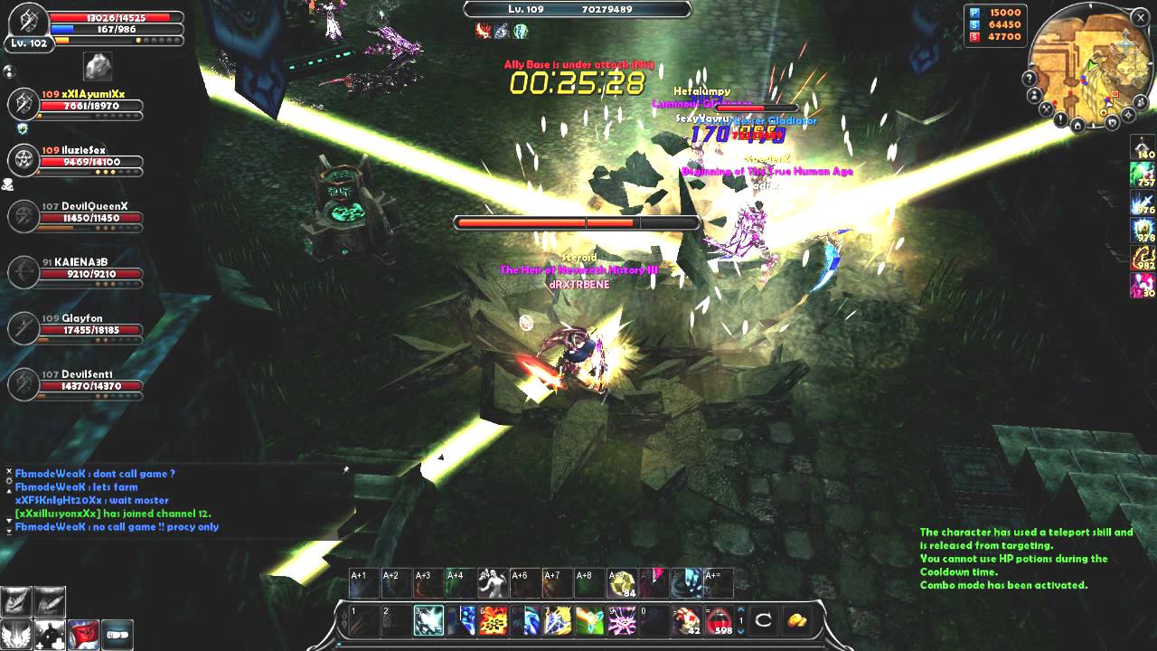 Cabal online Force Shielder on TG (capella) 2012.02.08 by bene - YouTube