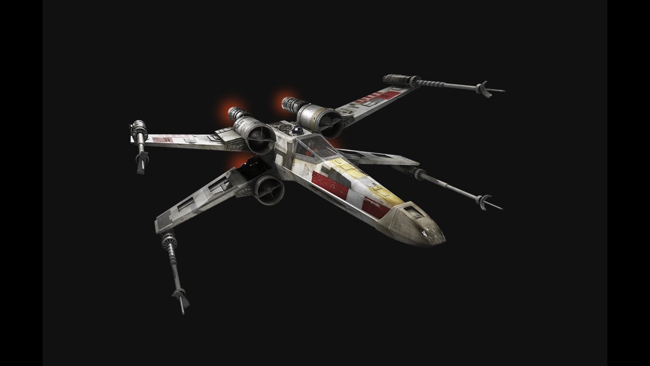 Realistic star wars battlefront II : T-65B X-WING STARFIGHTER - YouTube