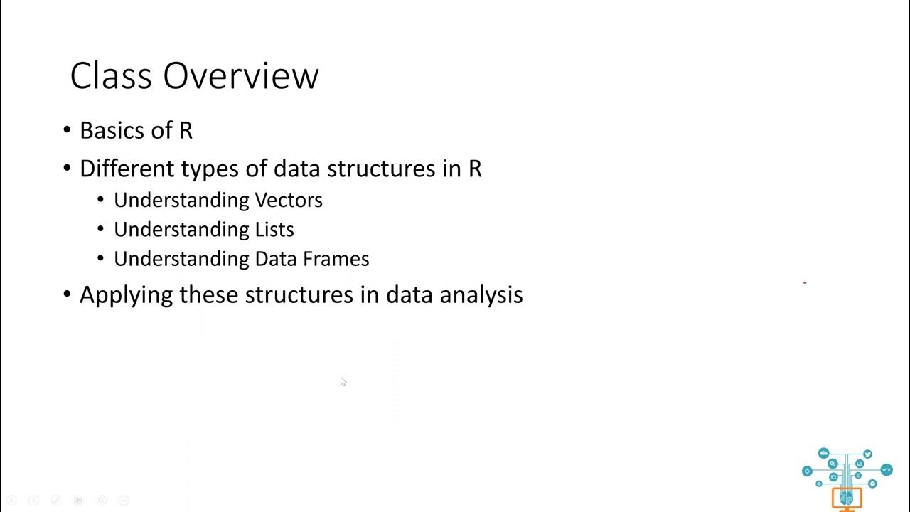 Data Science with R Tutorial 1 Data type and structure - YouTube