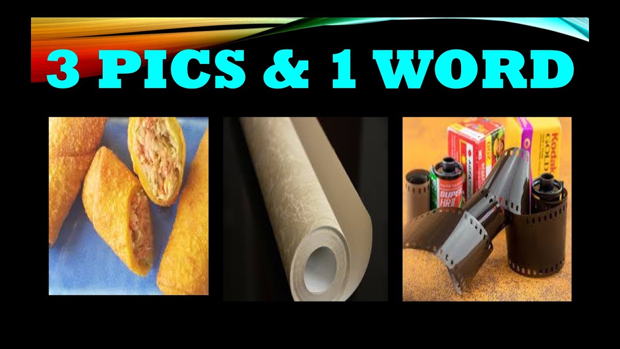 3 Pics 1 word Puzzle Game #3 | Word Game for Kids under 10 years old ...