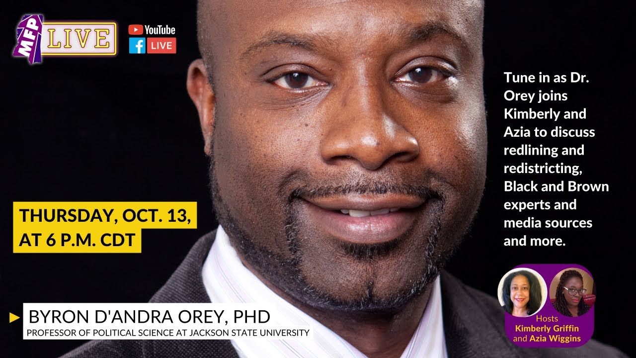 MFP Live: Byron D'Andra Orey, PhD - YouTube