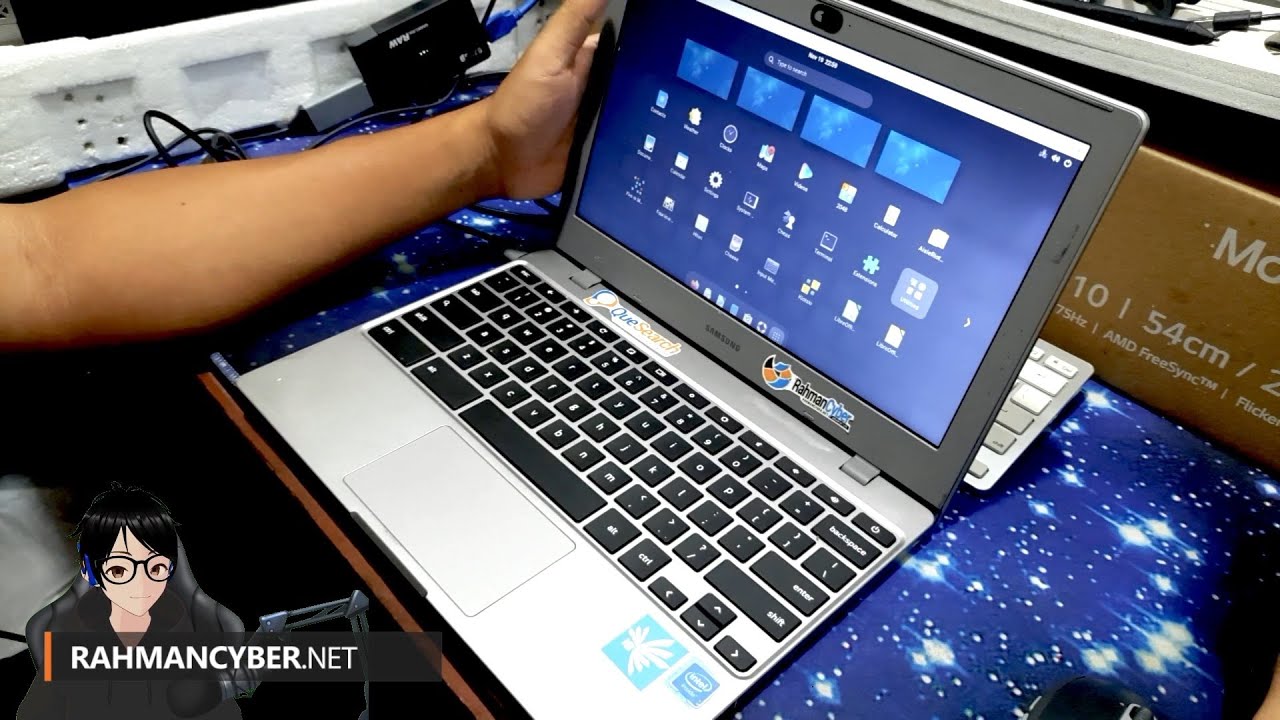 Resize GNOME Desktop Environment Debian 12 Bookworm Linux Chromebook - YouTube