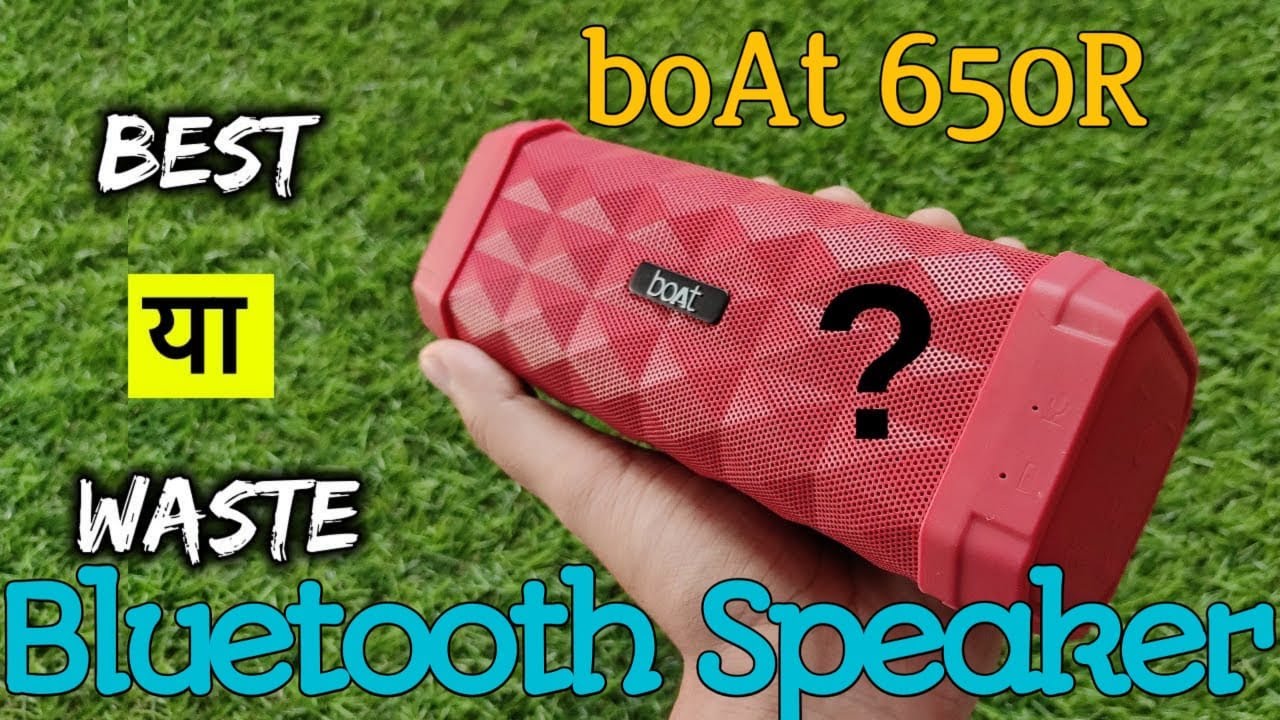 Best Portable Bluetooth Speaker in 2021 | boAt Stone 650R portable 10W ...