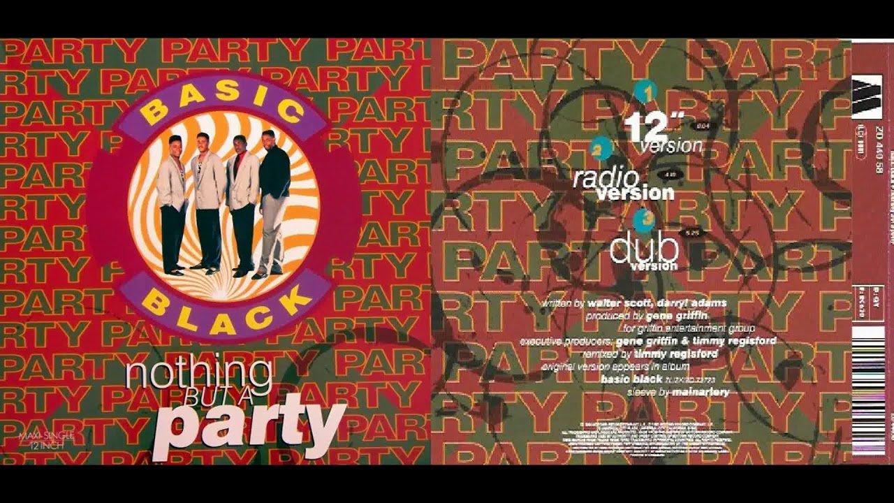 Basic Black - Nothing But A Party (12" Mix & 12" Acapella) [New Jack ...