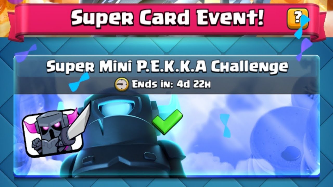 Best Super Mini Pekka Challenge decks !!! - clash Royale - YouTube