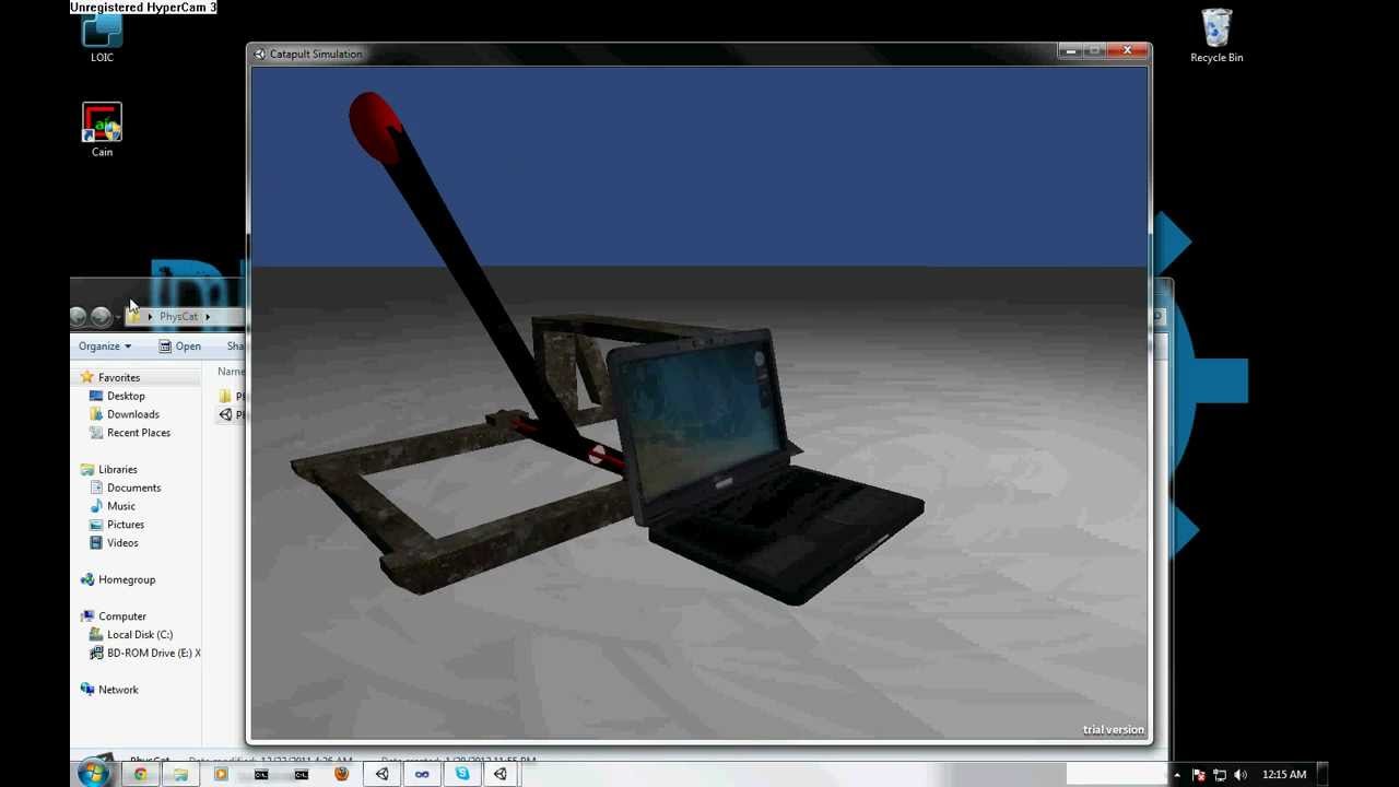 Physics Catapult Simulator - YouTube