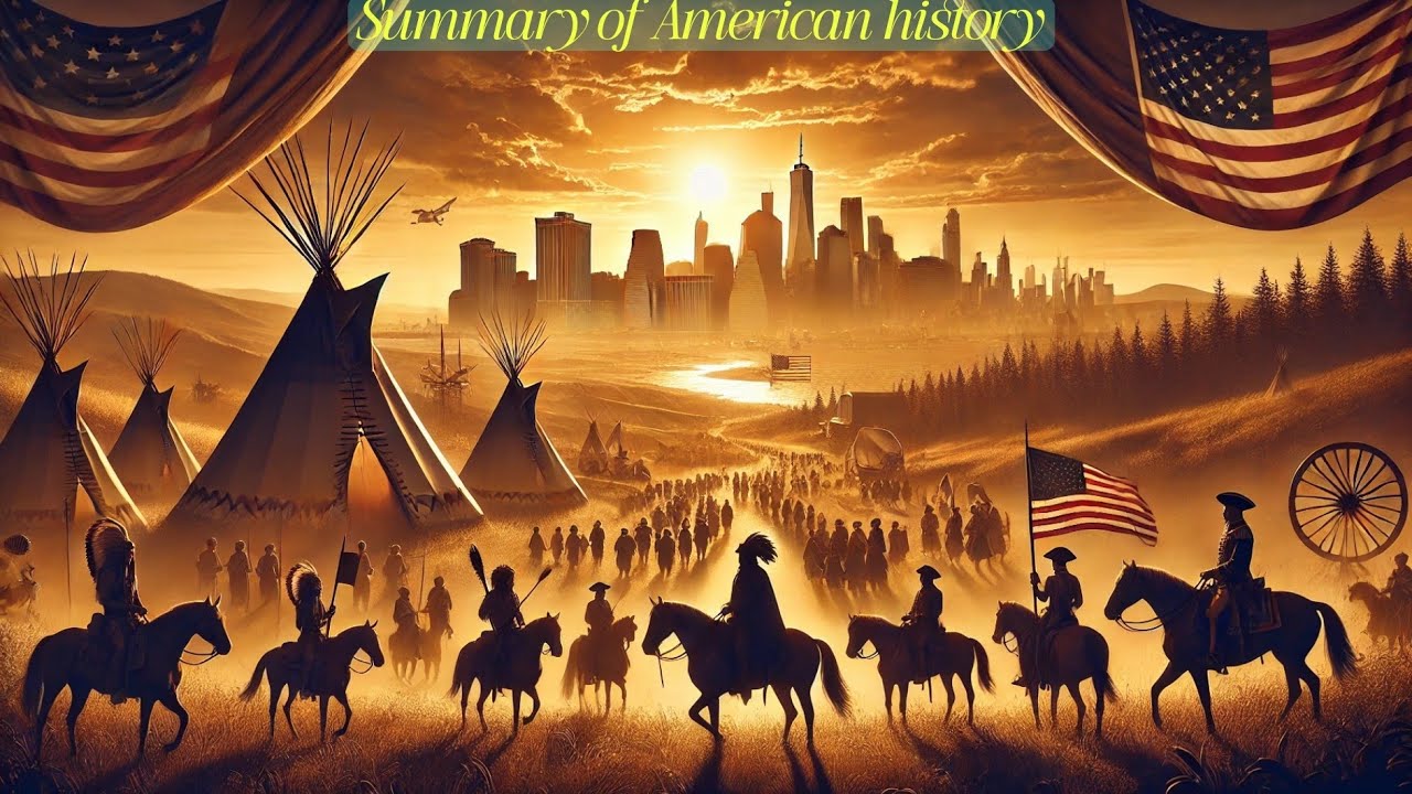 Summary of the history of America with the most important details - YouTube